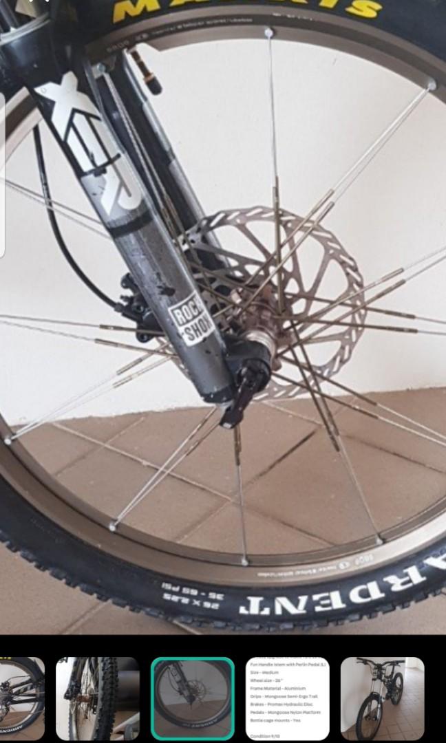 Mongoose DH bike, Bicycles & PMDs, Bicycles, Mountain Bikes on Carousell