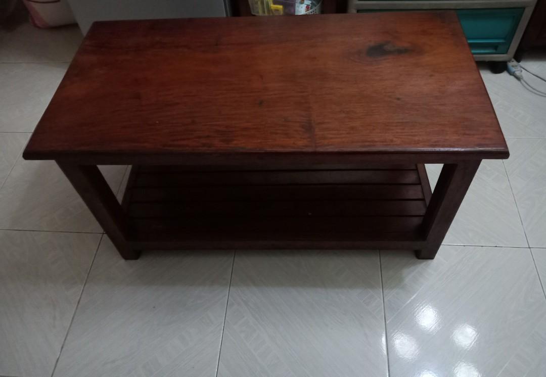 Narra center table, Furniture & Home Living, Furniture, Tables & Sets ...