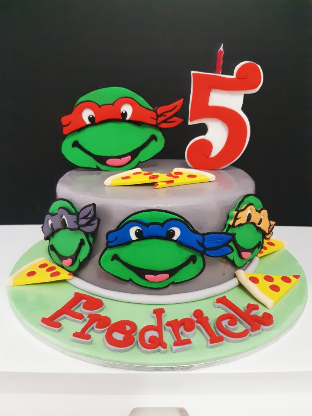 Ninja Turtle Cake, Food & Drinks, Chilled & Frozen Food on Carousell