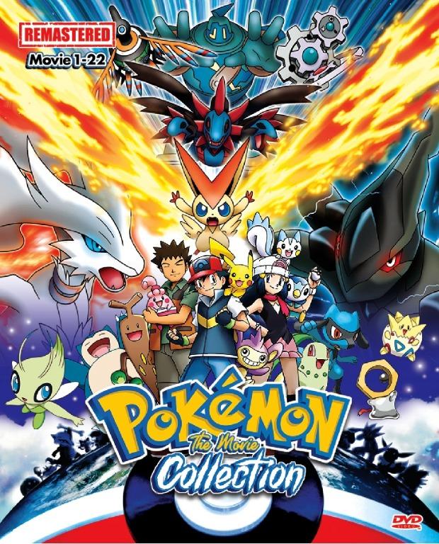 Pokemon The Movie Collection 22 Remastered Movie Japanese Anime DVD ...