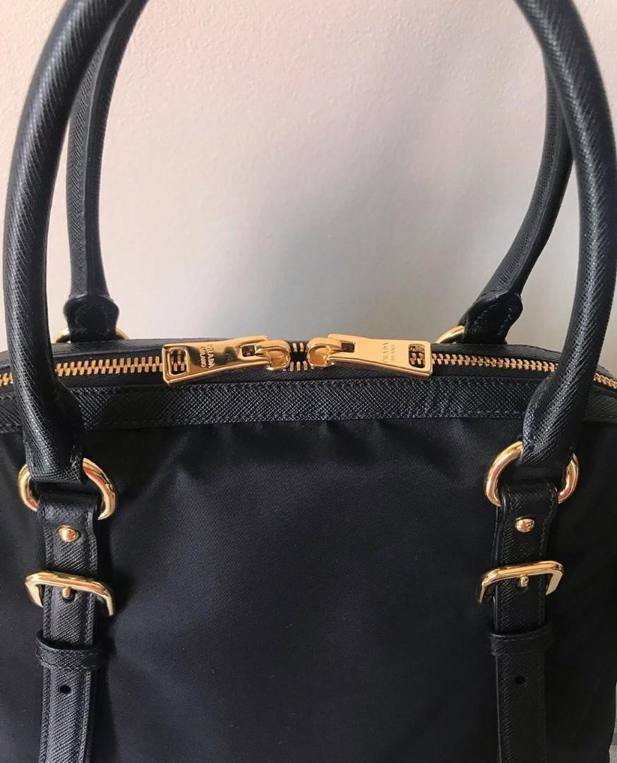 Prada Dome Bag, Luxury, Bags & Wallets on Carousell