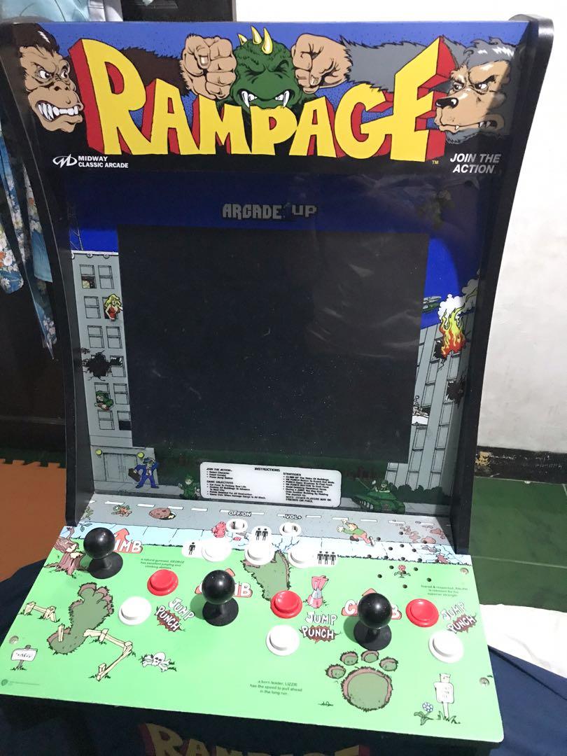 Rampage Arcade Machine, Video Gaming, Video Games, Xbox on Carousell