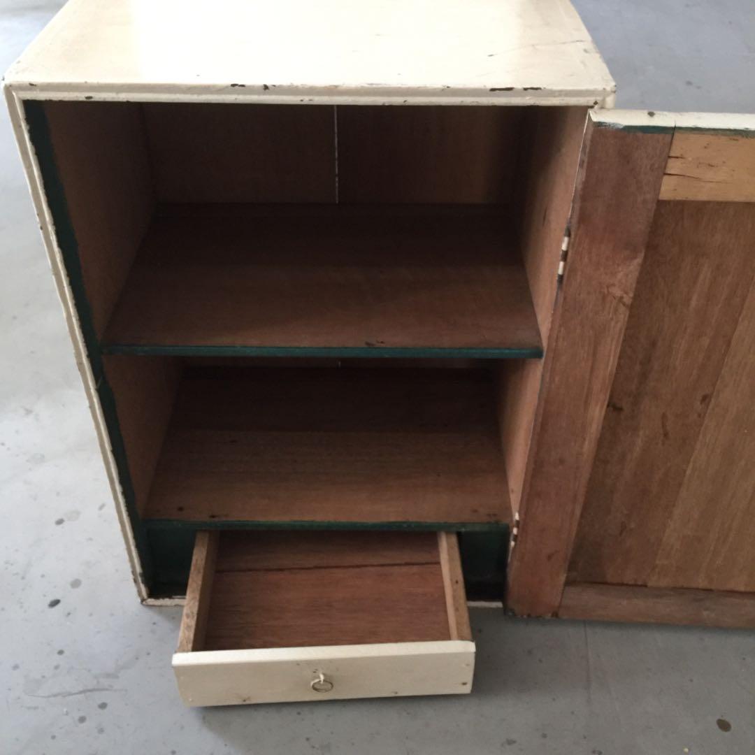 Small solid wood cupboard, Furniture & Home Living, Furniture, Shelves ...