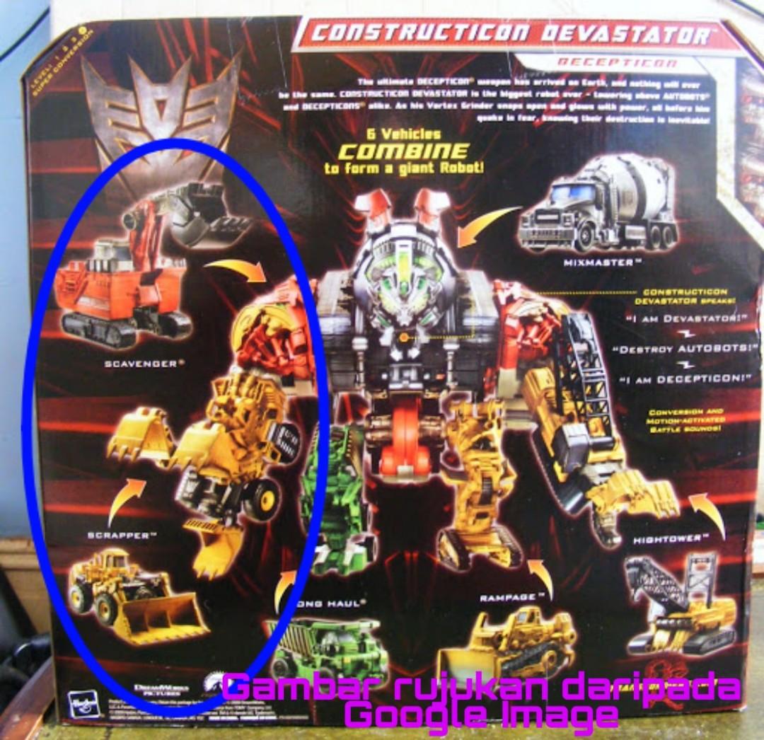 (Sparepart) Transformers Revenge Of The Fallen Supreme Class Devastator ...