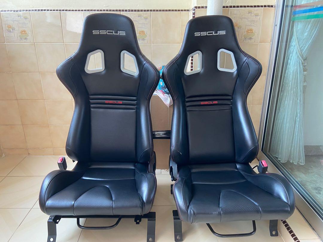 Sscus Evo Pu semi bucket sports seats, Car Accessories, Accessories on ...