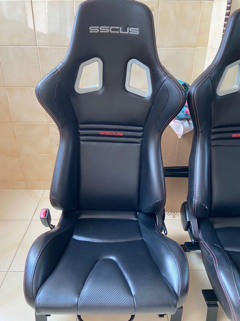 Sscus Evo Pu semi bucket sports seats, Car Accessories, Accessories on ...