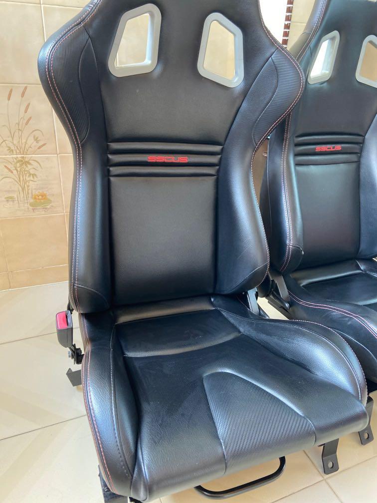 Sscus Evo Pu semi bucket sports seats, Car Accessories, Accessories on ...