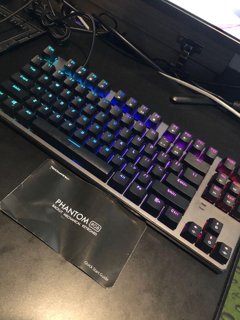 Tecware Phantom rgb tkl mechanical keyboard, Computers & Tech, Parts ...