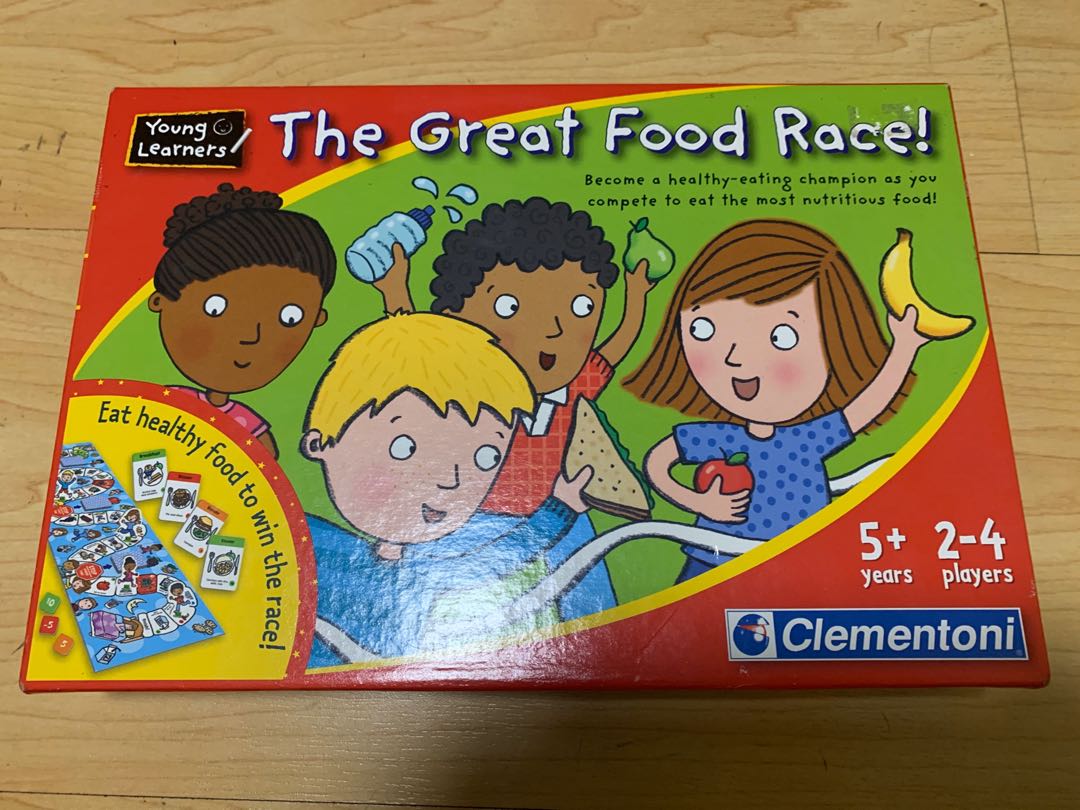 The great food race game by Clementoni, Hobbies & Toys, Toys & Games on ...