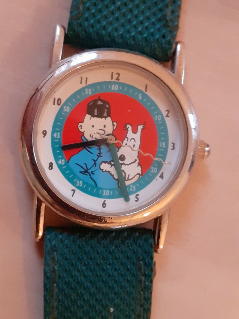 TinTin and Milou Watch Herge 1994, Women's Fashion, Watches ...