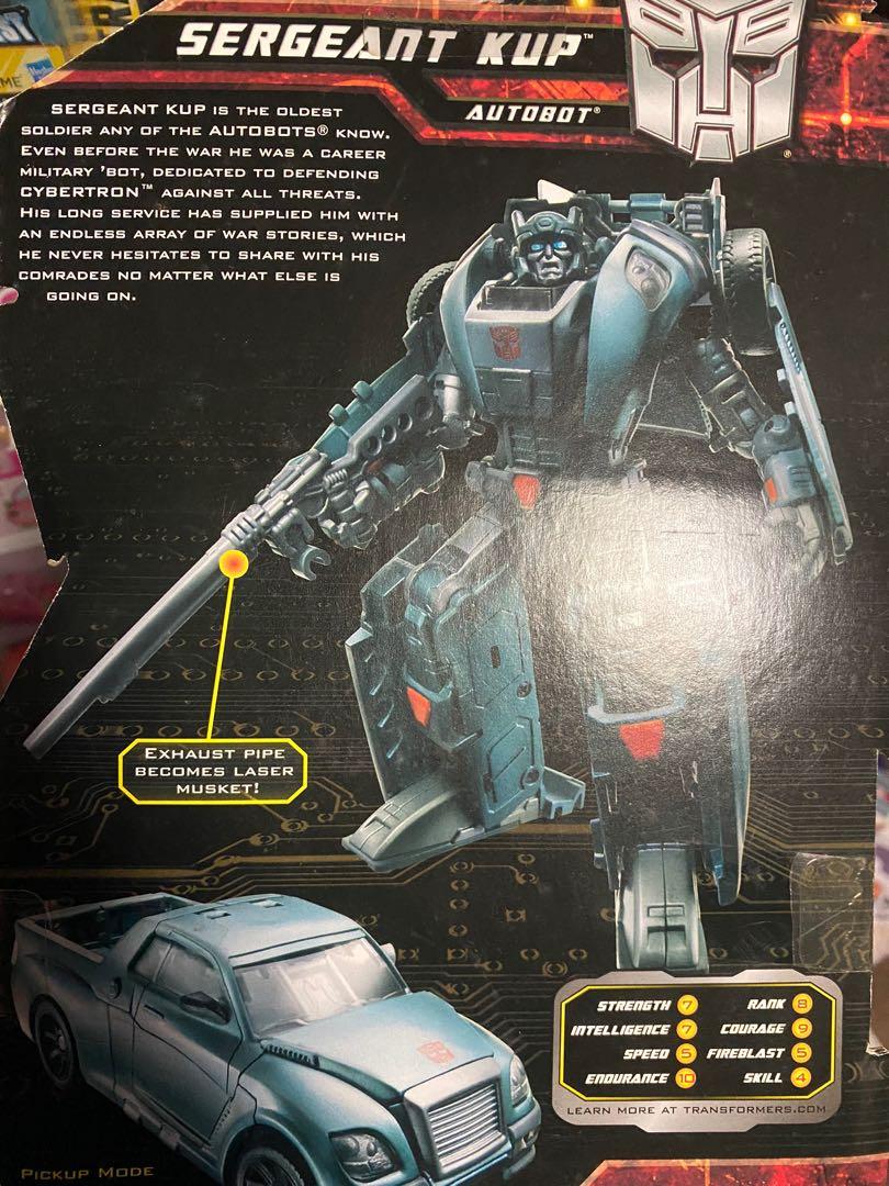 Transformers generation autobot sergeant kup, Hobbies & Toys, Toys ...