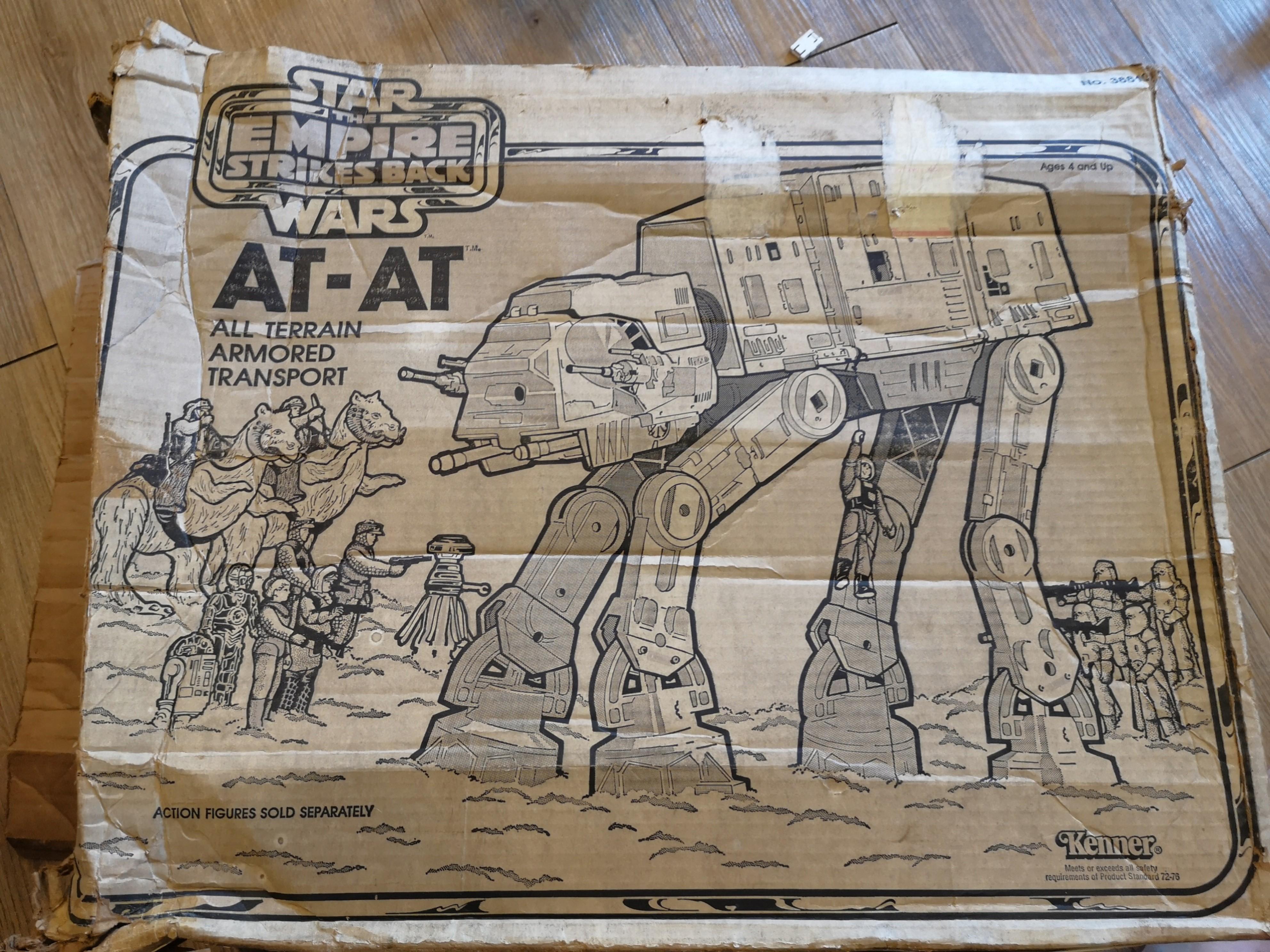 Vintage 1981 Kenner Star Wars AT-AT ATAT All Terrain Armoured Transport ...