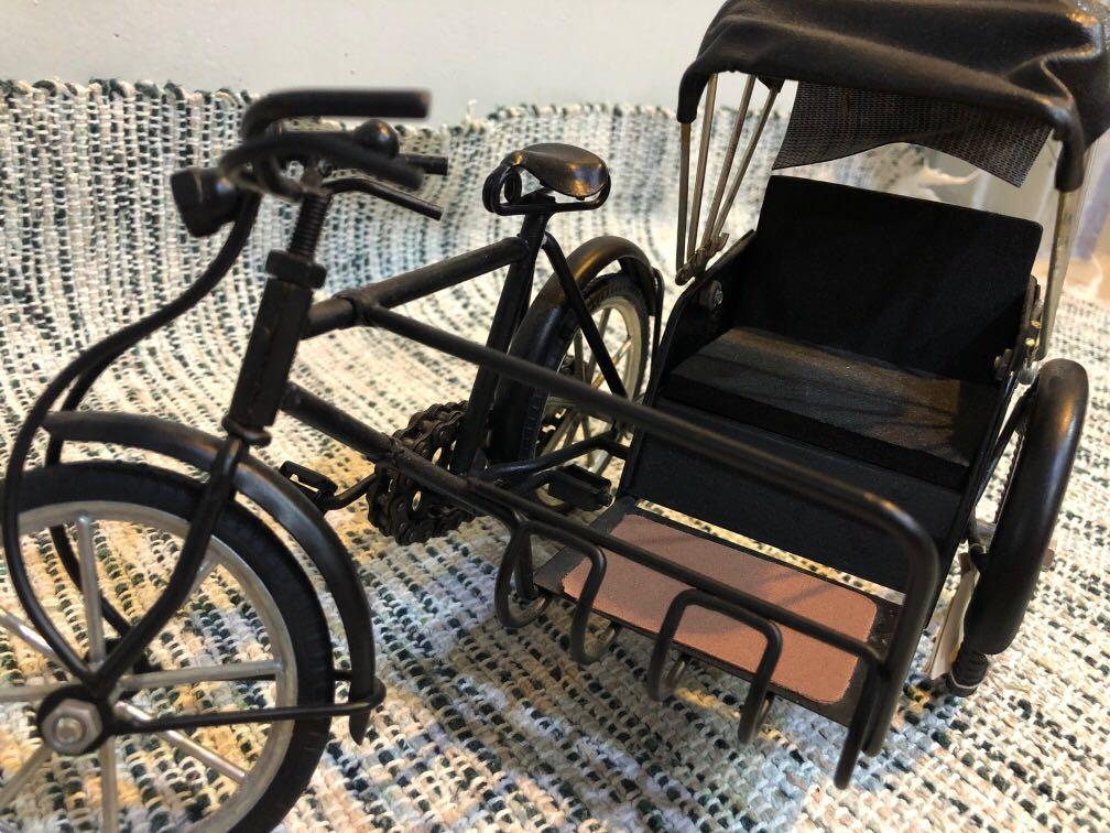 Vintage Mini decorative Tishaw / Beca / basikal, Hobbies & Toys ...