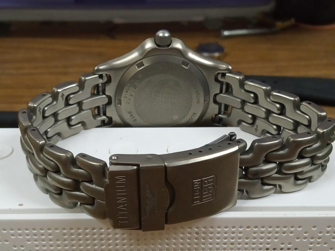 Vintage Elgin titanium solar power watch, Men's Fashion, Watches ...