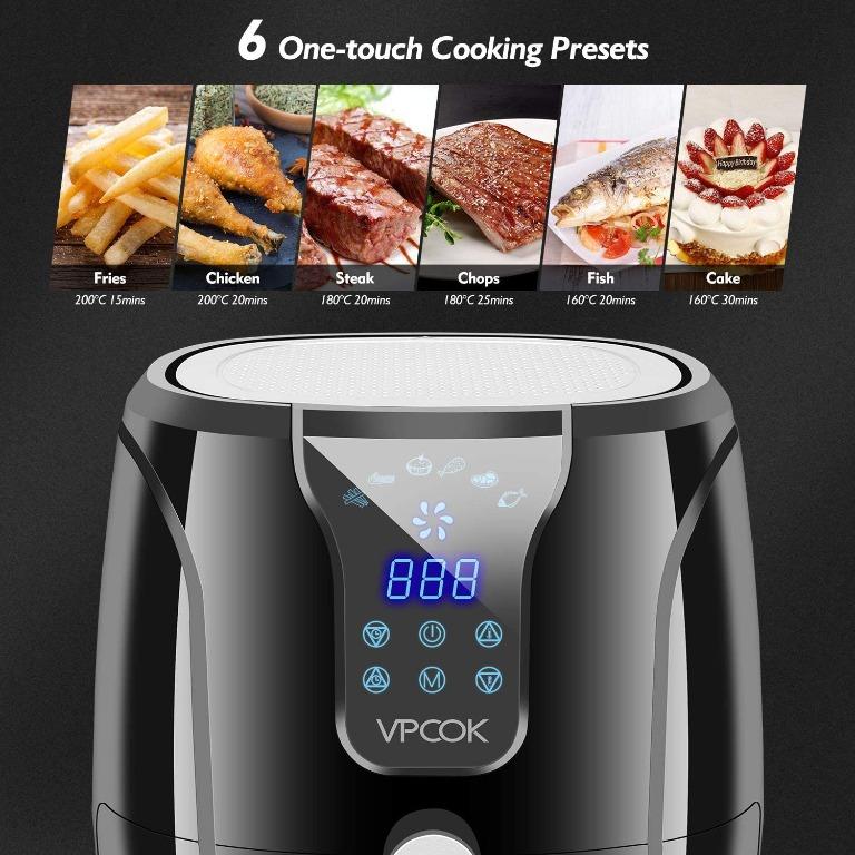 Vpcok Air Fryer 2.6Litre, TV & Home Appliances, Air Purifiers & Dehumidifiers on Carousell