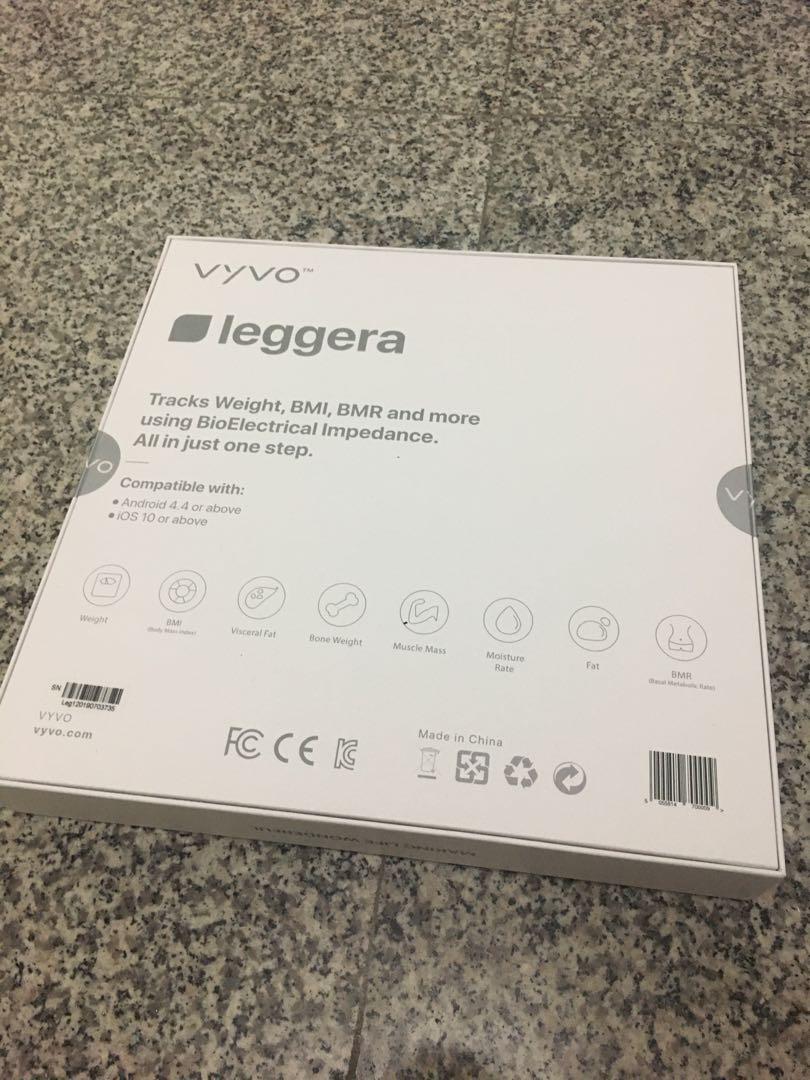 Vyvo Smart Health Weighing Machine Leggera (Brand New Sealed), Health ...