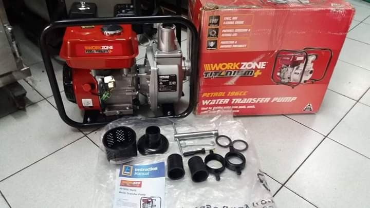 Workzone Titanium Water Transfer Pump, Furniture & Home Living, Home ...