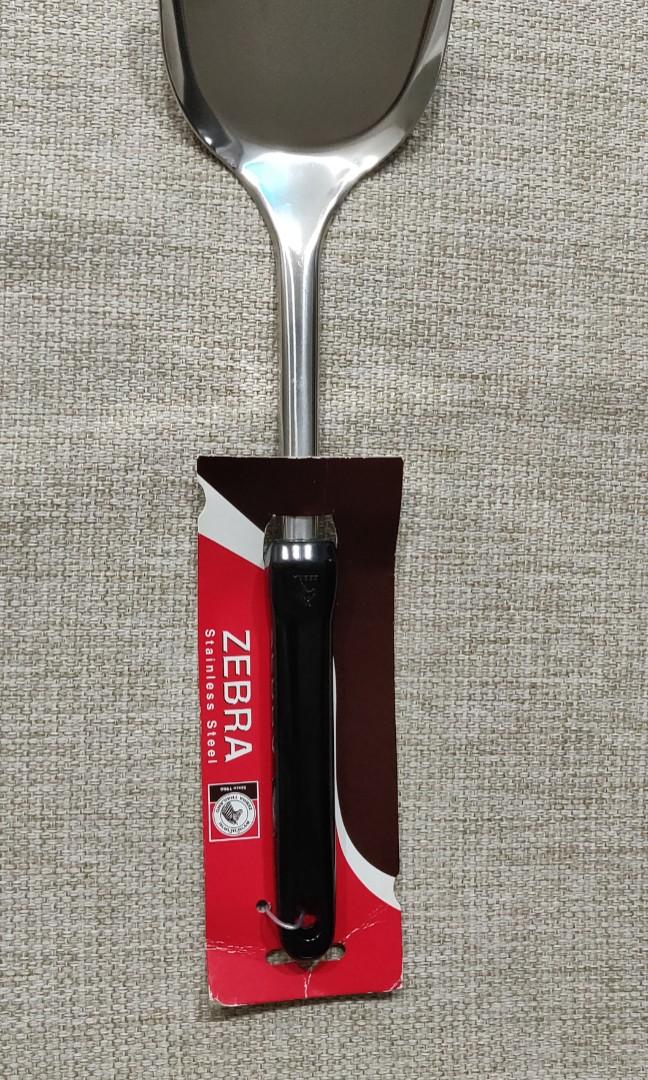 Zebra stainless steel frying spatula, Furniture & Home Living ...