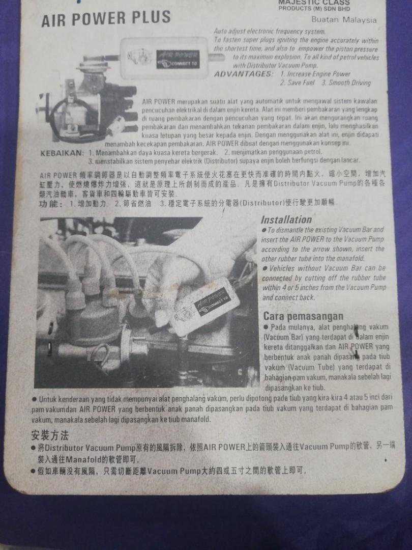 Air power plus, Auto Accessories on Carousell