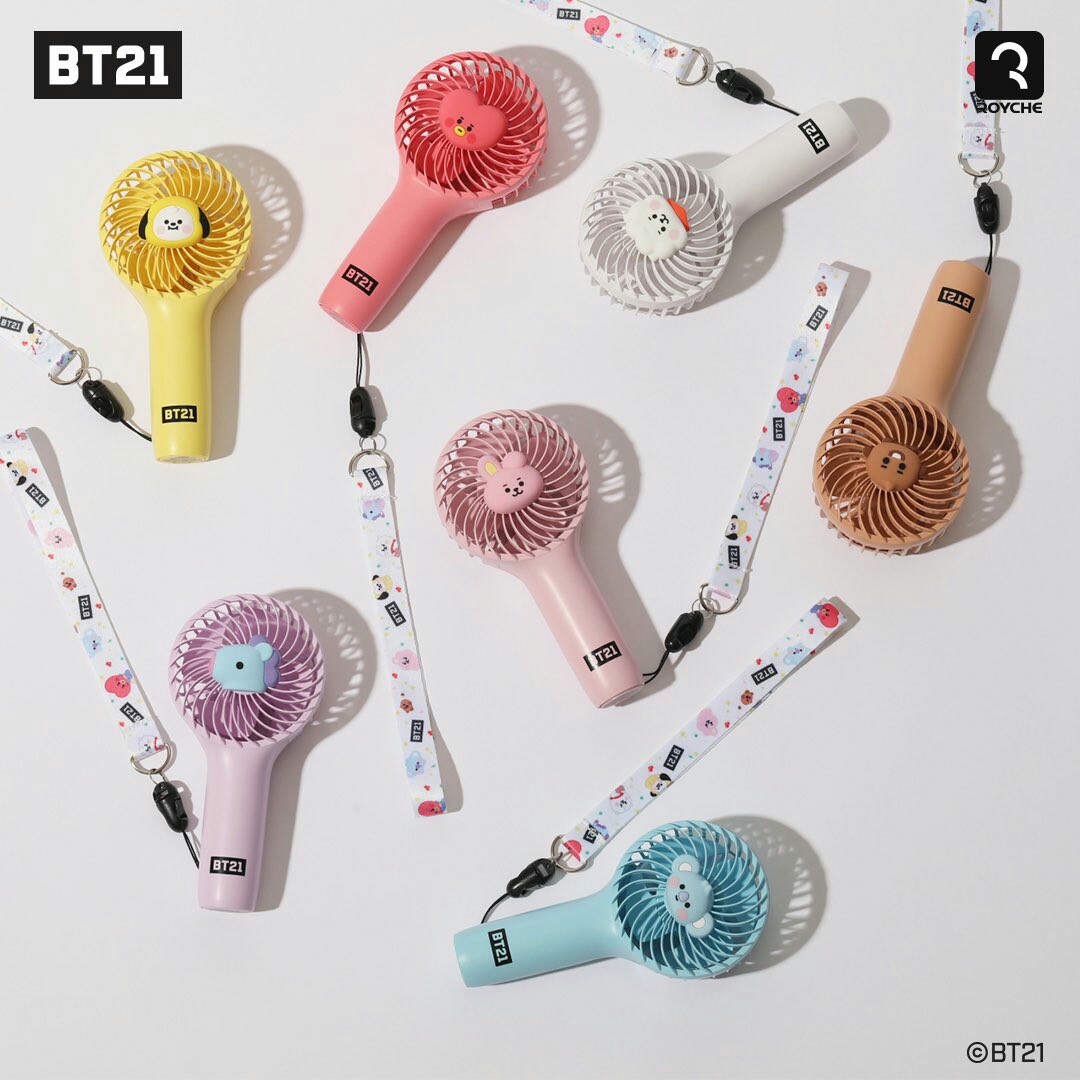 BT21 Baby Mini Handy Fan Official Preorder FAST ETA, Hobbies & Toys, Memorabilia & Collectibles ...