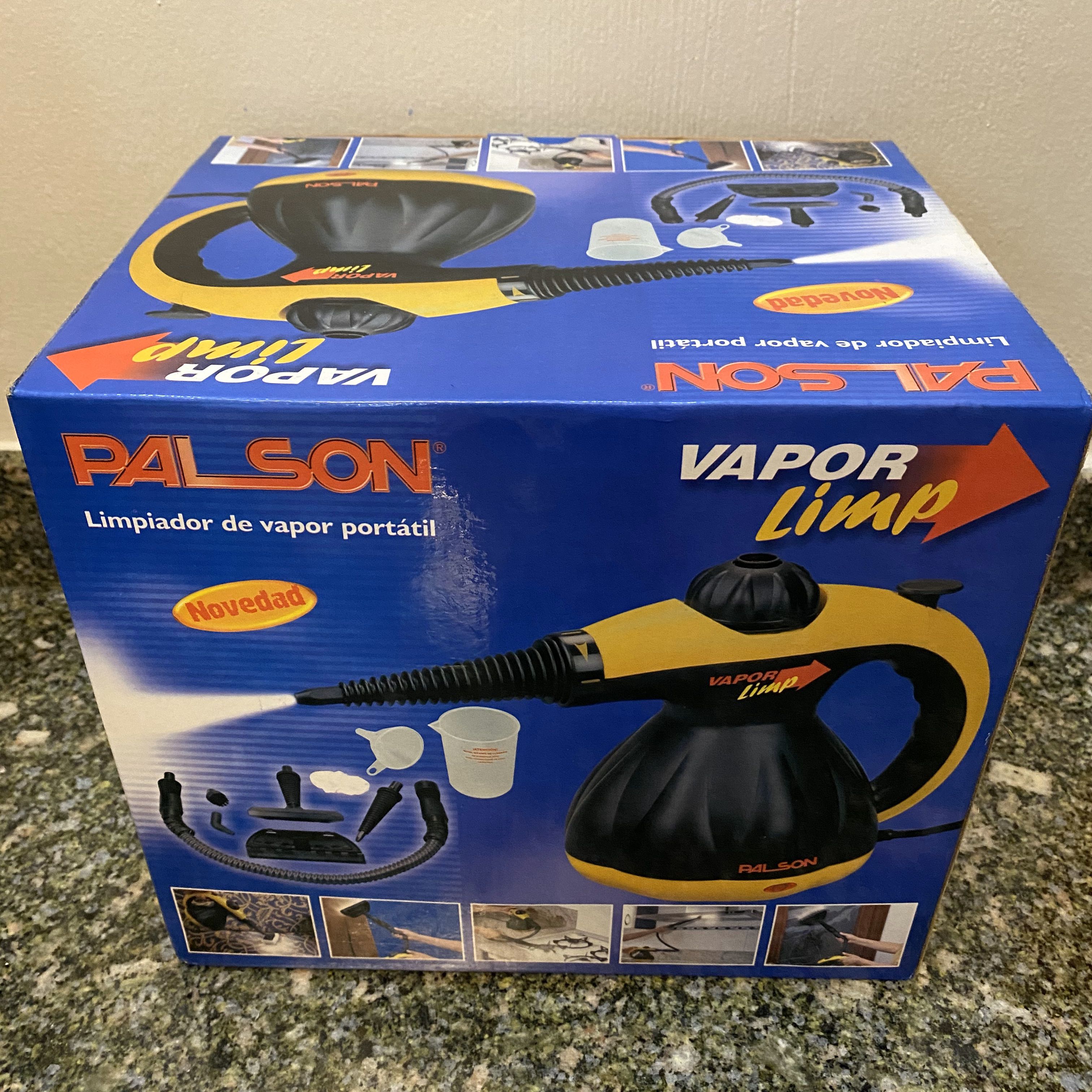 Palson Wired Steam cleaner vapour limp for house or car wash, Furniture ...