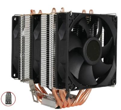 CPU Cooler with 3 fan 6 heat pipes, dual-tower cooling, Computers ...