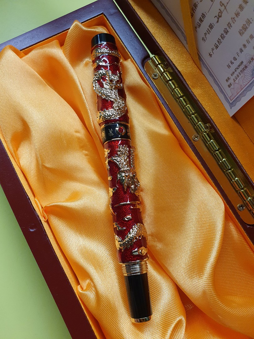 Rare Collector's Chinese Dragon Fountain Pen, Luxury, Accessories on ...