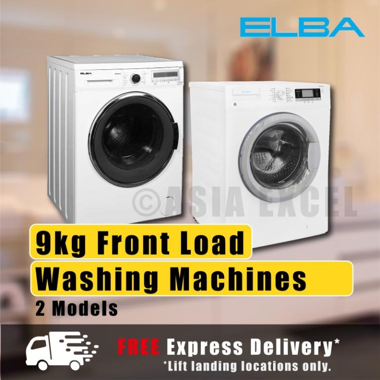 ELBA 9KG EWF 9141 IA FRONT LOAD WASHING MACHINE, TV & Home Appliances ...