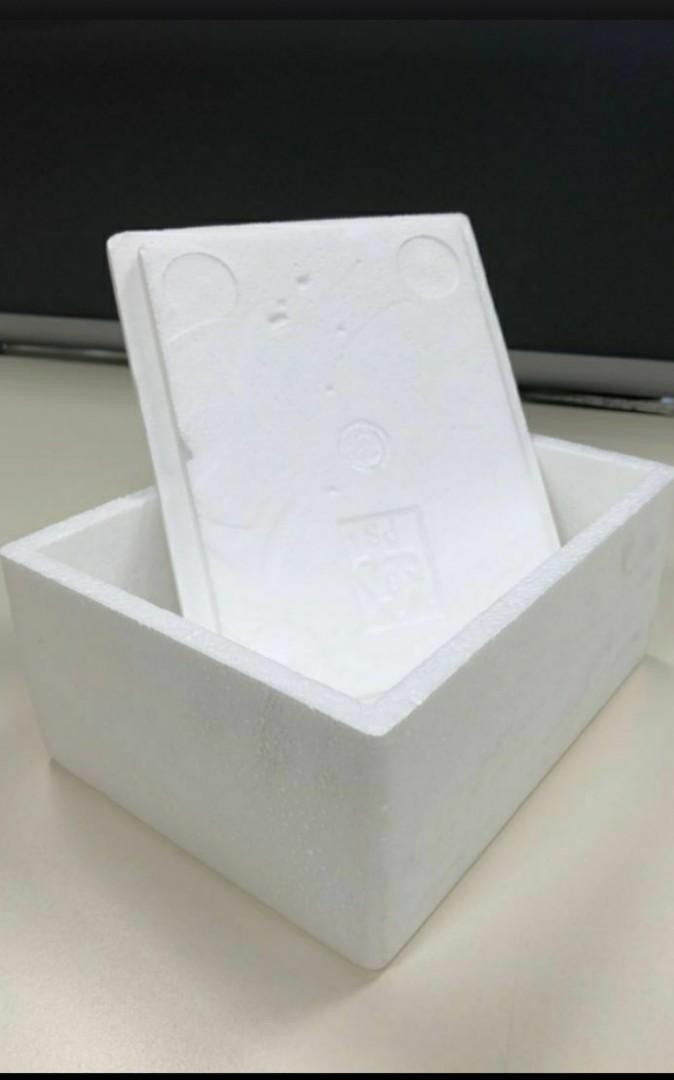 Empty biscuit metal tins/ Styro foam boxes, Everything Else on Carousell