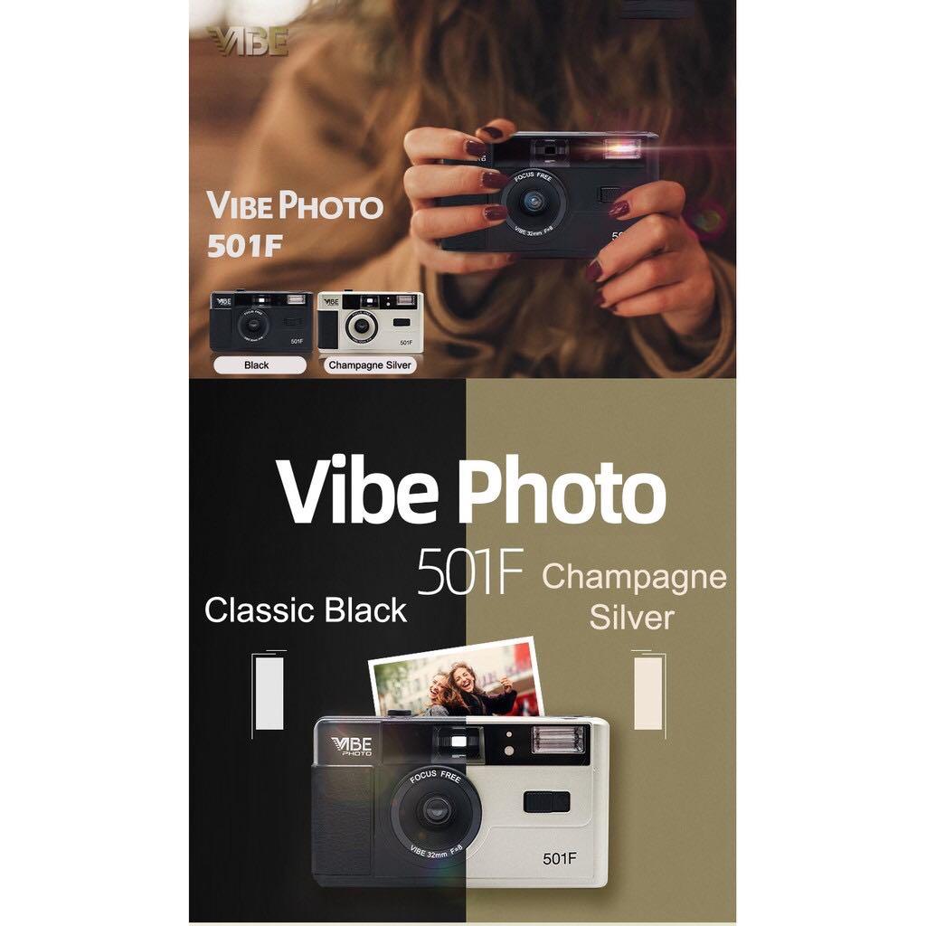Film camera [Vibe Photo 35mm 501F], Photography, Cameras on Carousell