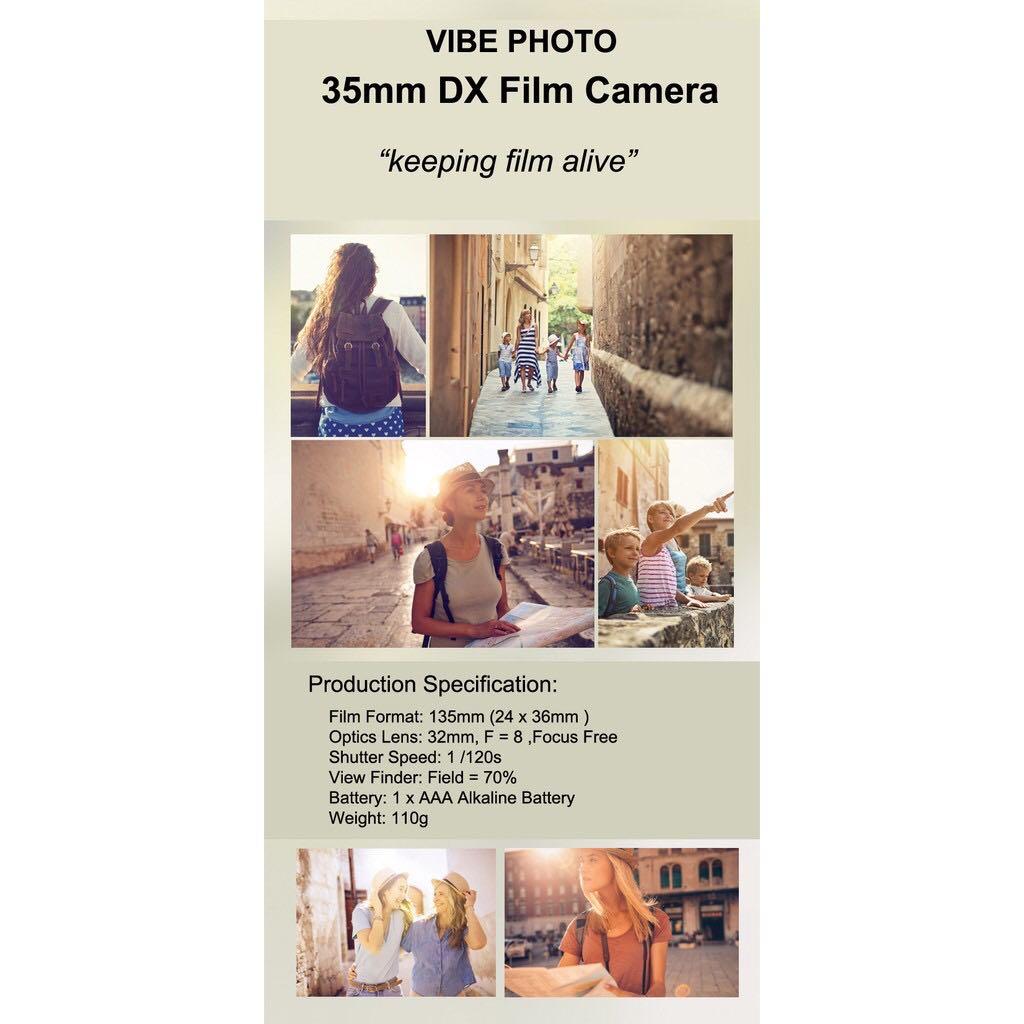 Film camera [Vibe Photo 35mm 501F], Photography, Cameras on Carousell