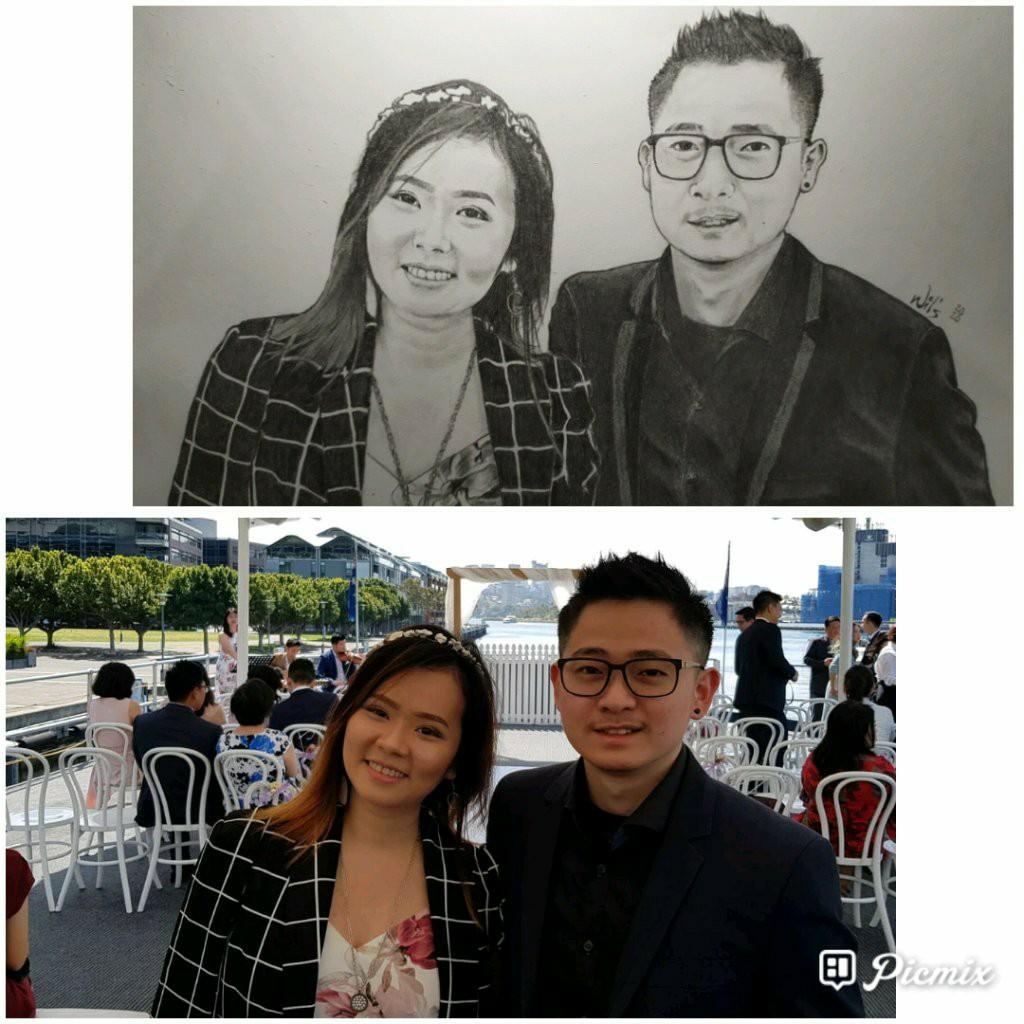 Lukisan Sketsa Wajahgambar Desain And Kerajinan Tangan Karya Seni Di Carousell