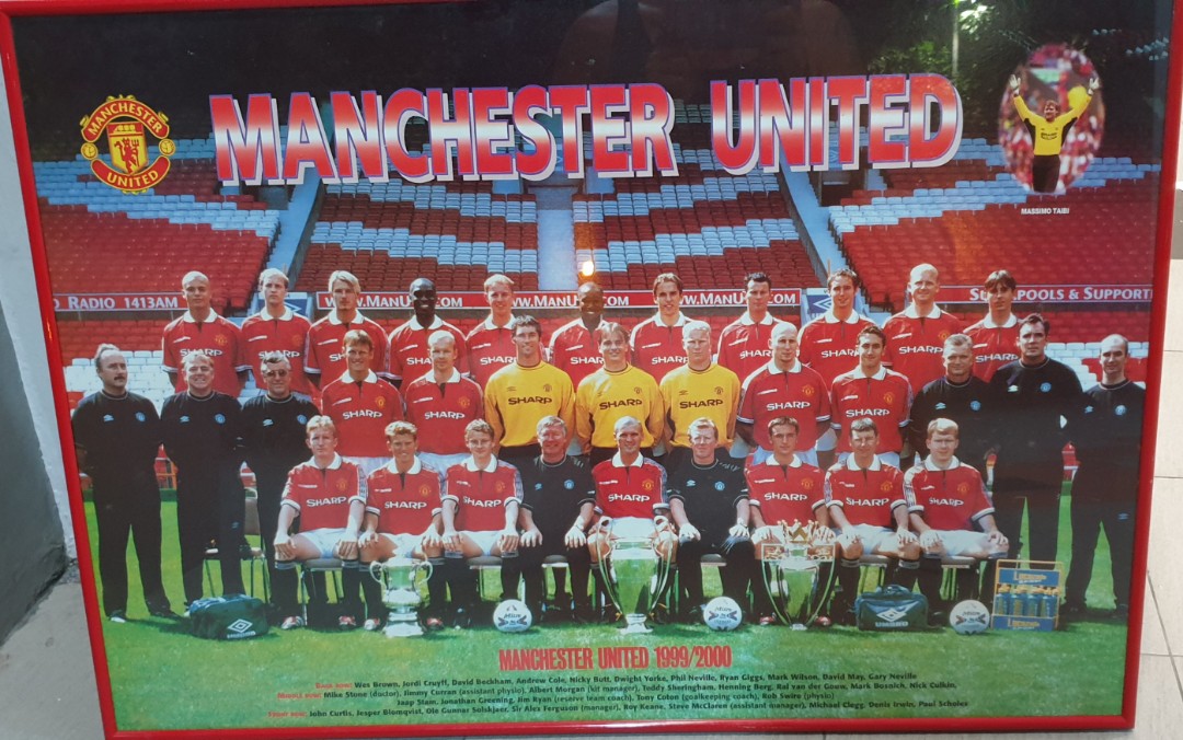 Manchester United poster, Hobbies & Toys, Memorabilia & Collectibles ...