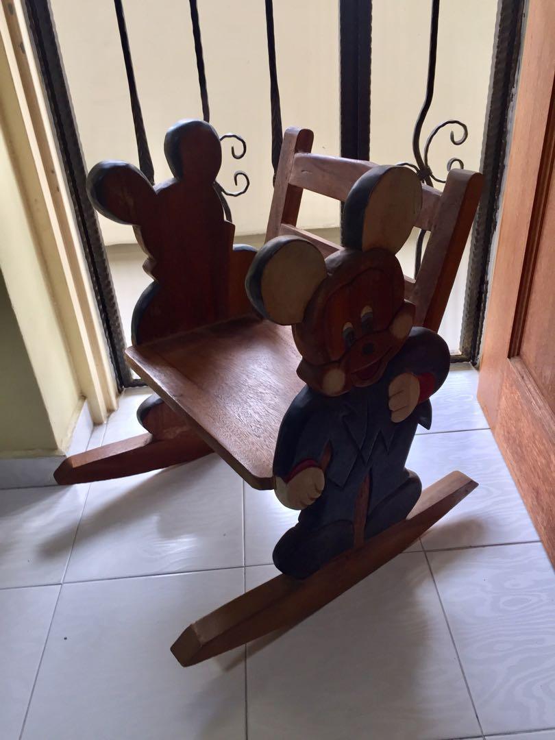 Mickey Mouse Rocking Chair, Babies & Kids, Baby Nursery & Kids ...