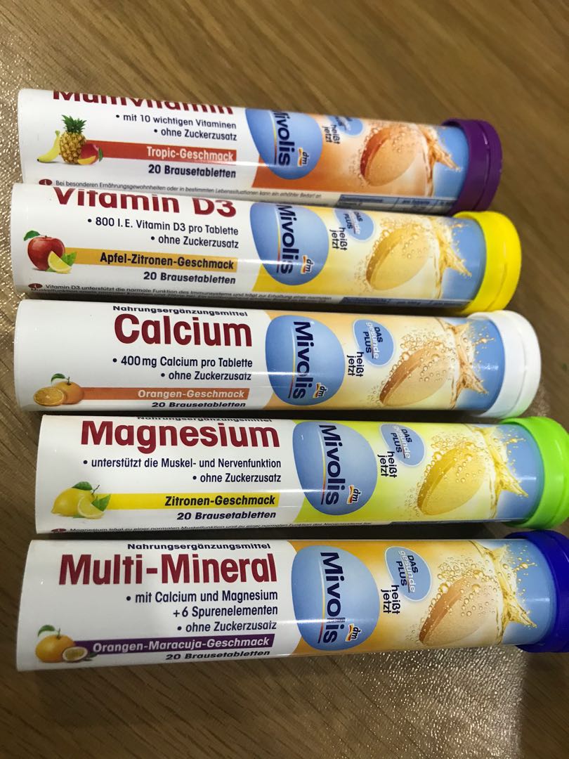 Mivolis Effervescent Tablets, Health & Nutrition, Health Supplements ...