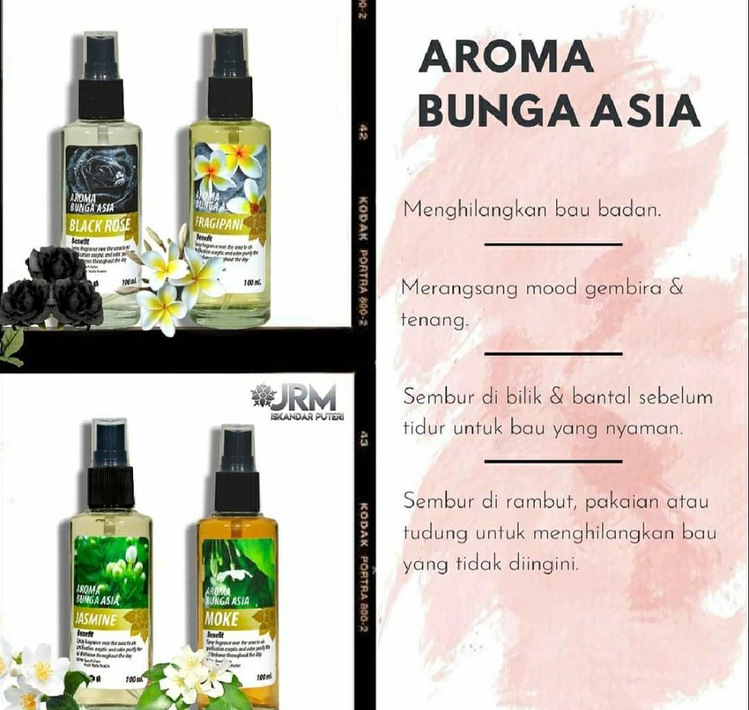 Instock Aroma Bunga Asia JRM / 100ml, Health & Nutrition, Health ...