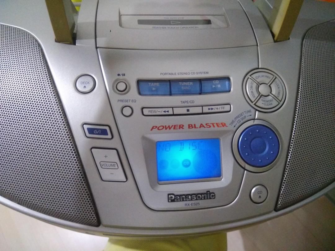 Panasonic Portable Stereo CD System, Audio, Portable Music Players on ...