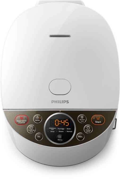 Philips HD4515/63 Fuzzy Logic Rice Cooker. 1.8L Capacity. Digital ...