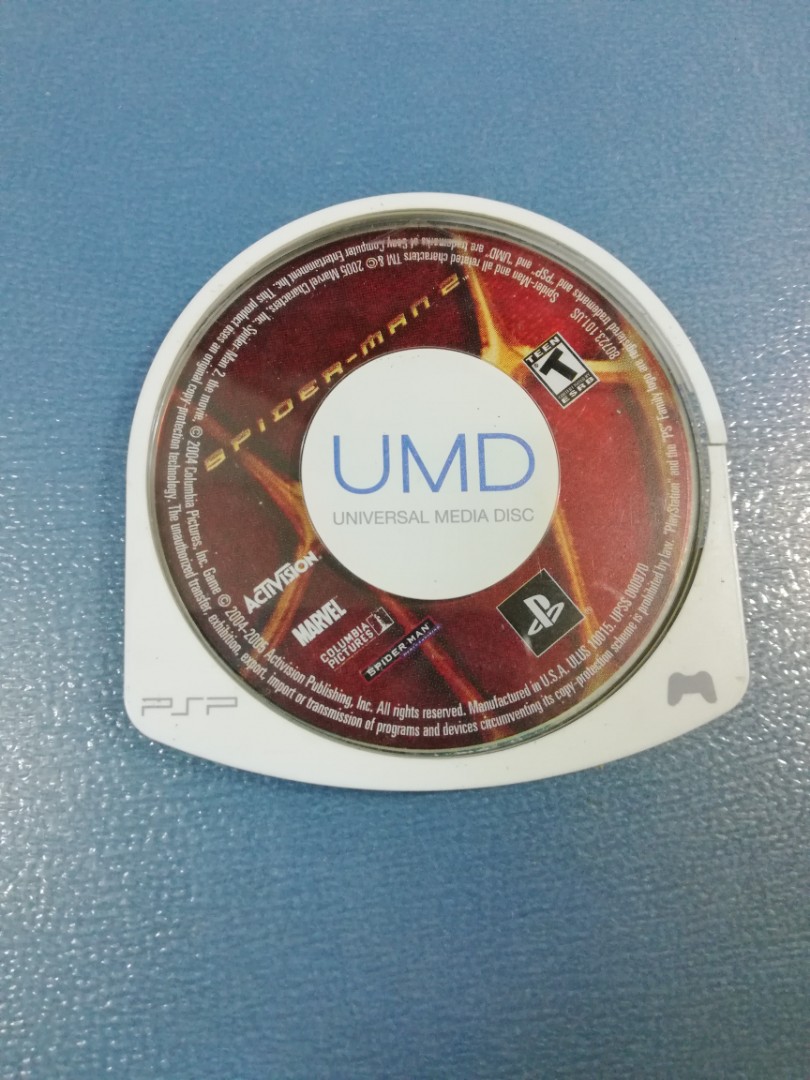 PSP UMD - Marvel Spiderman 2, Video Gaming, Video Games, PlayStation on ...