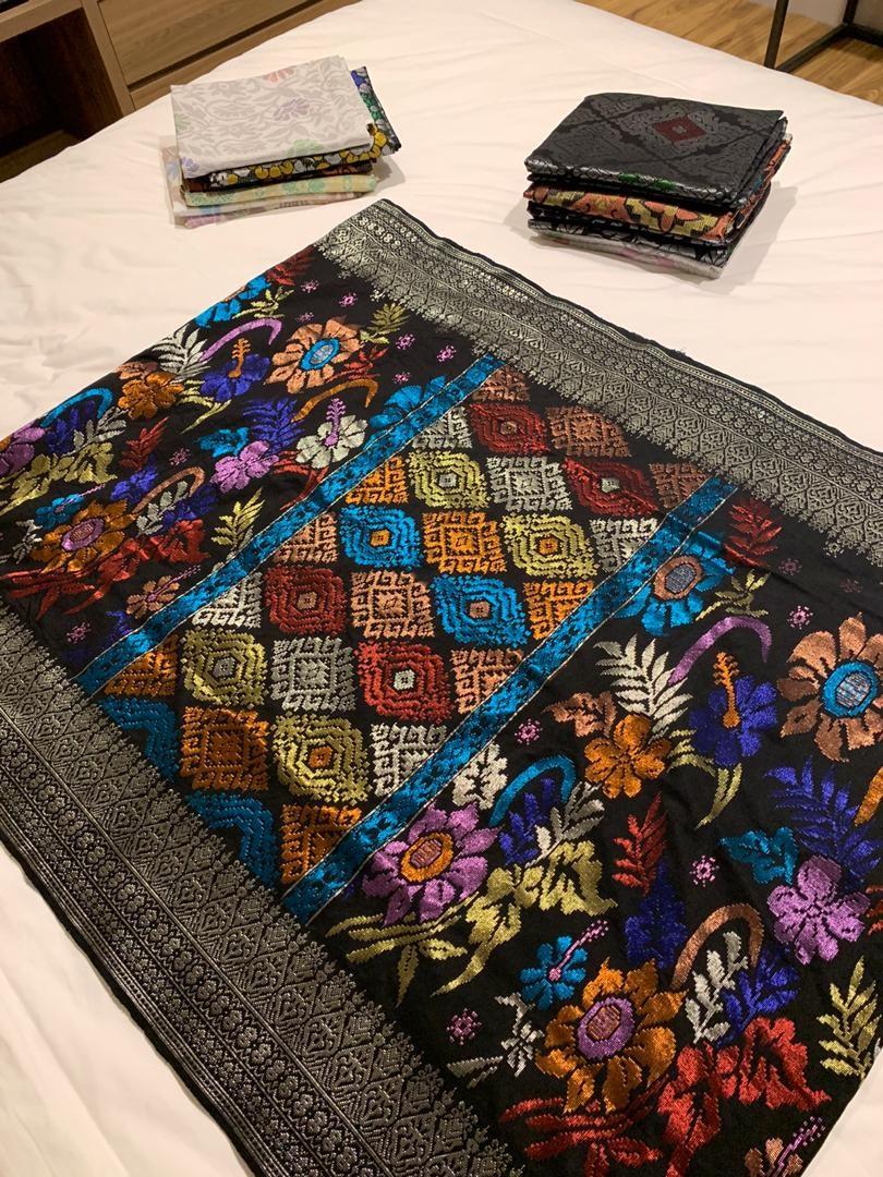 Sampin Songket Royale, Men's Fashion, Muslim Wear, Baju Melayu on Carousell