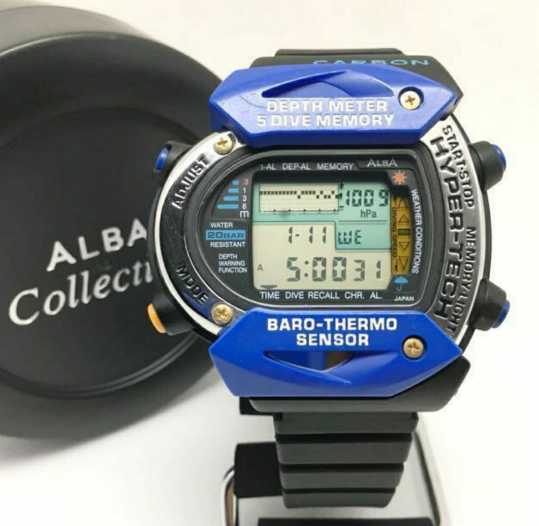 "Sold" Seiko Alba Hyper Tech W760 Diver Watch Made In Japan, Mobile ...