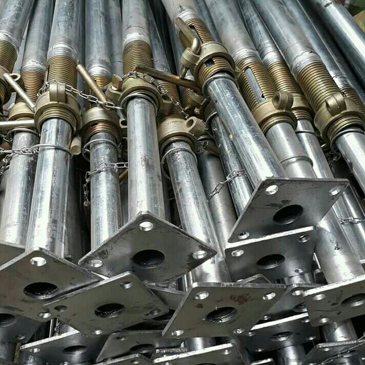 Shoring jack , U head , Base jack , Swivel and Fixed clamp , set of ...