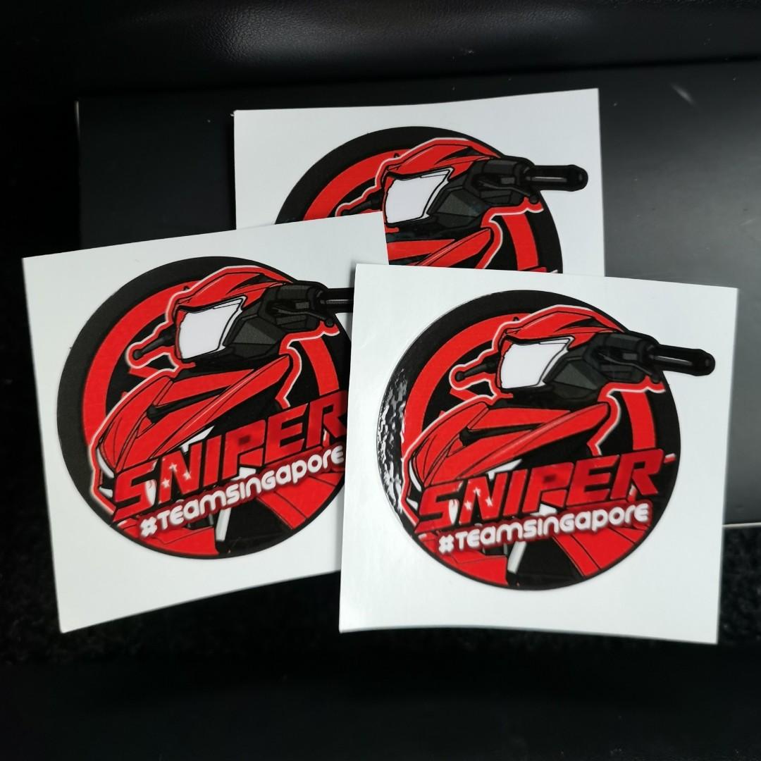 Sniper 150 (Sticker), Motorcycles, Motorcycle Accessories on Carousell