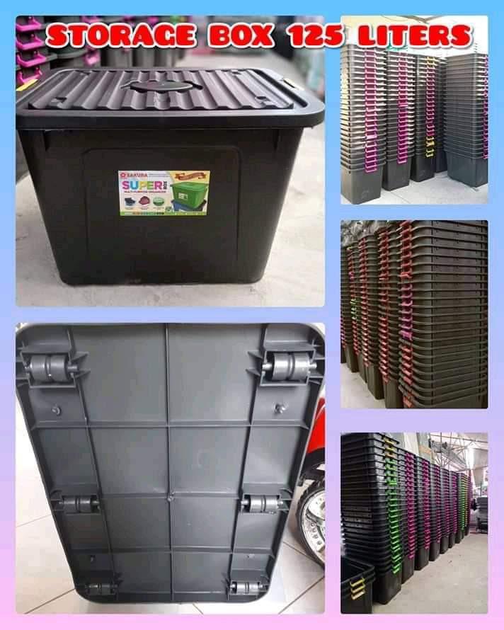 Storage box 125 liters, Furniture & Home Living, Furniture, Shelves ...