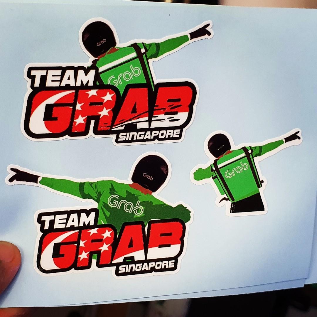 Team Grab Singapore Sticker set theme, Motorcycles, Motorcycle ...