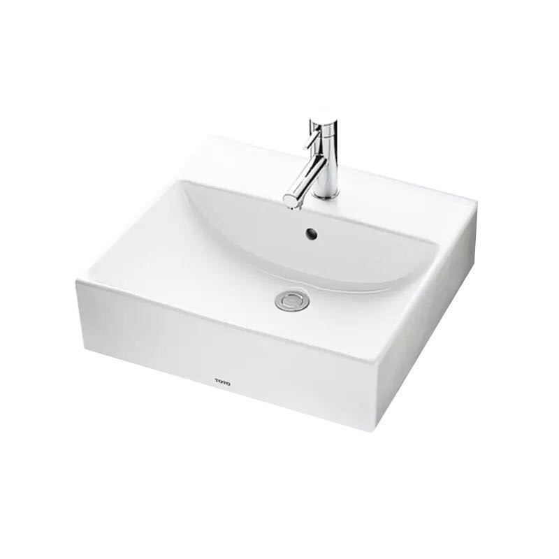 Toto Wall Hung Wash Basin LW-710CB with Cefiontect, Furniture & Home ...