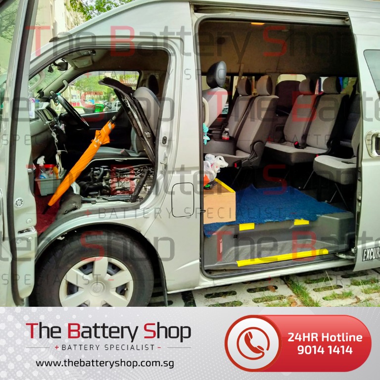 Toyota Hiace High Roof 24HR Car Battery Replacement On-site Service ...