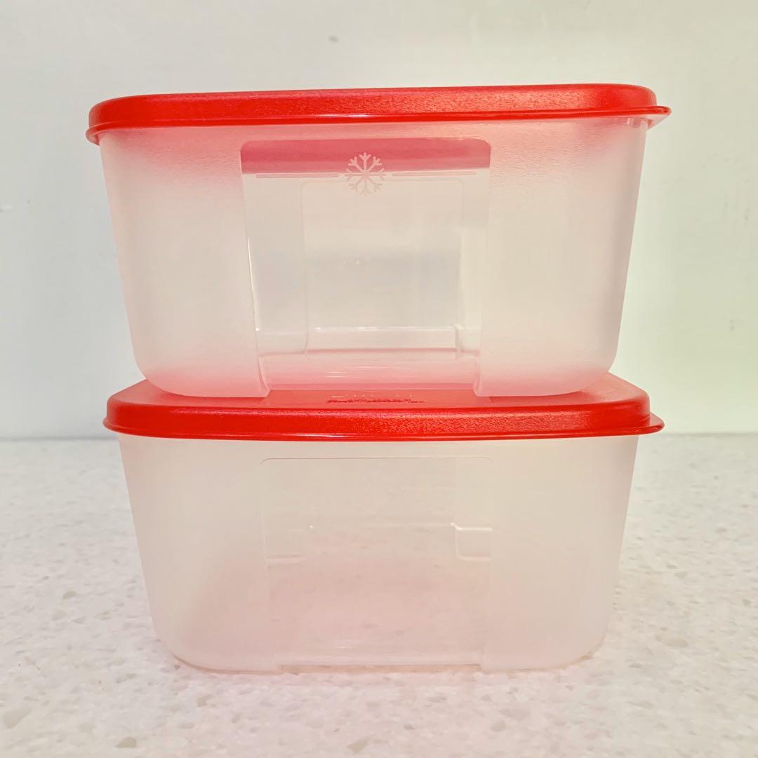 Tupperware Freezer Mate Small (650ml / 1 Pcs) Red, TV & Home Appliances ...