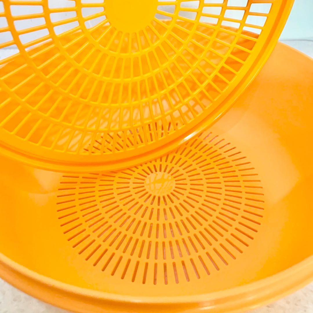 Tupperware Vegetables Colander (4 litres / 1 Pcs) Orange container ...