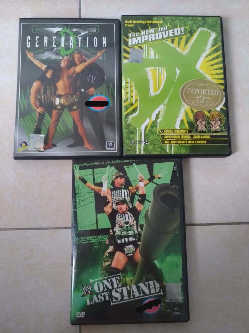 WWE D Generation X complete trilogy, Hobbies & Toys, Music & Media, CDs ...